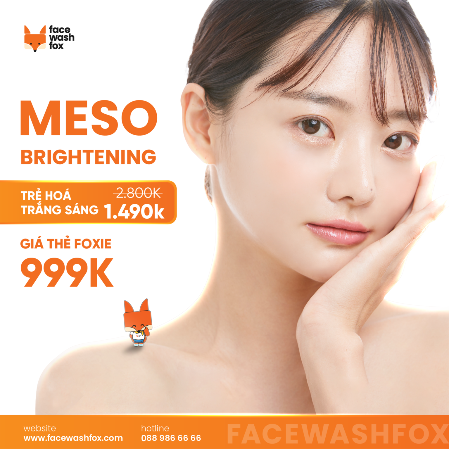 Dịch vụ của Face Wash Fox – Cáo Rửa Mặt